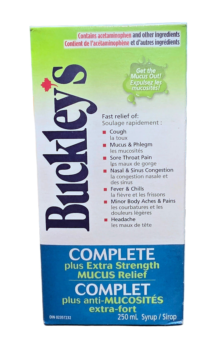BUCKLEY'S COMPLETE MUCUS RELIEF 250ML – NorthernVitality.us